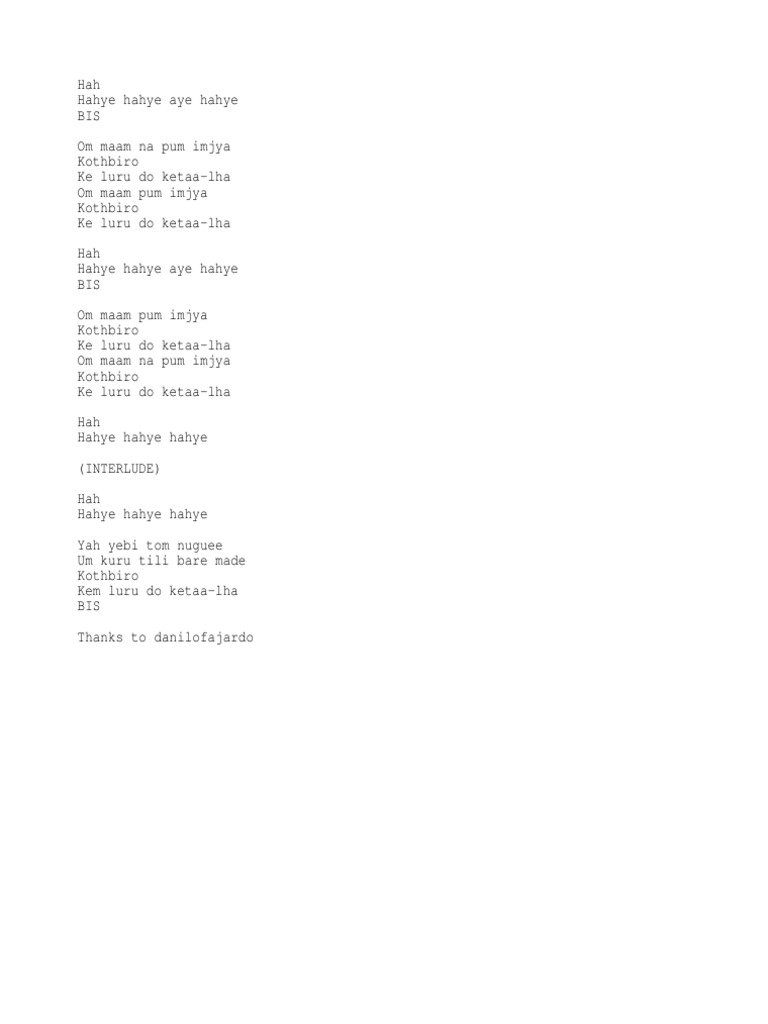 Ayub Ogada - Kothbiro | PDF