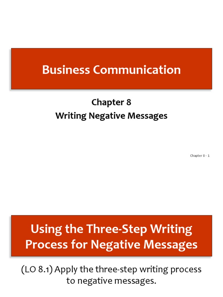 Business Communication: Writing Negative Messages | PDF | Employment | News