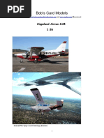 Beechcraft Bonanza Papercraft Guide | PDF