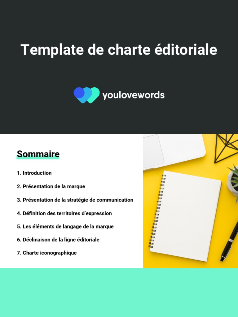 Template Charte Éditoriale Par YLW | PDF | la communication