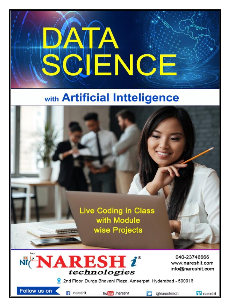 Data Science Training in Naresh I Technologies | Download Free PDF | Apache Spark | Machine Learning