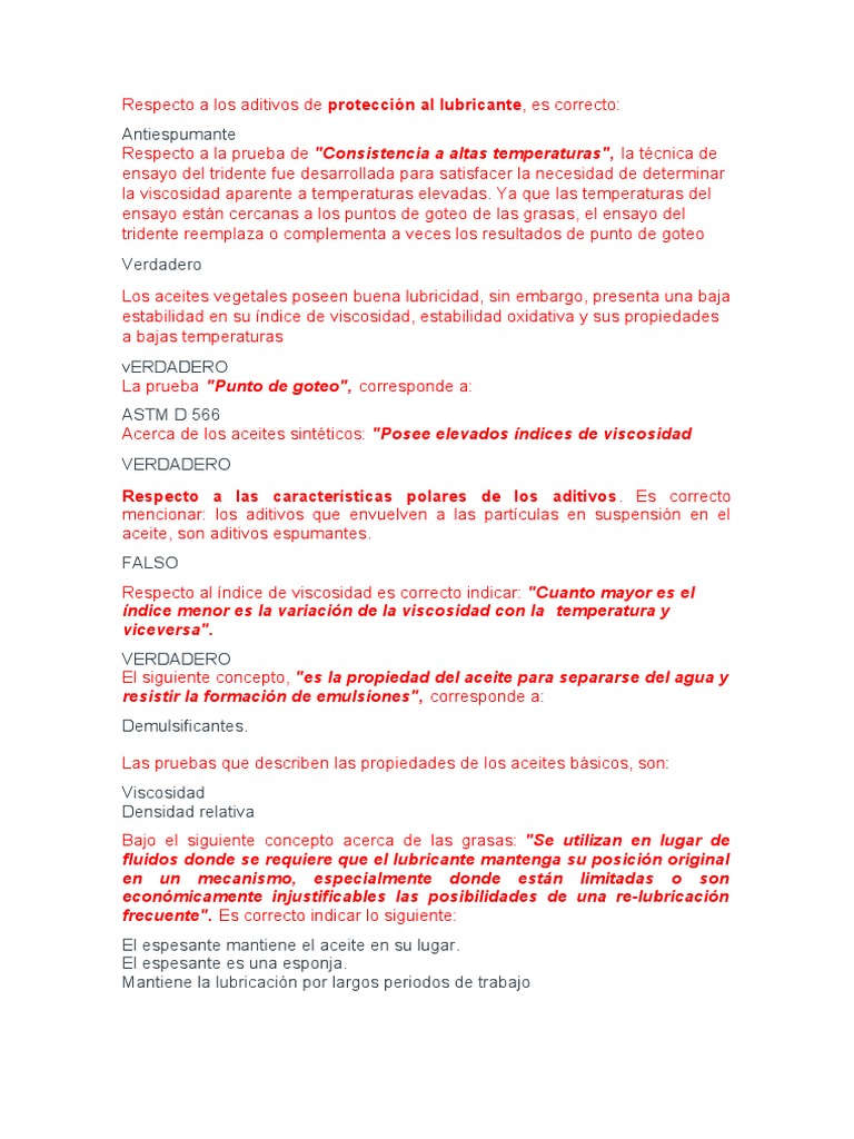 Exmen 2 | PDF | Lubricante | Petróleo