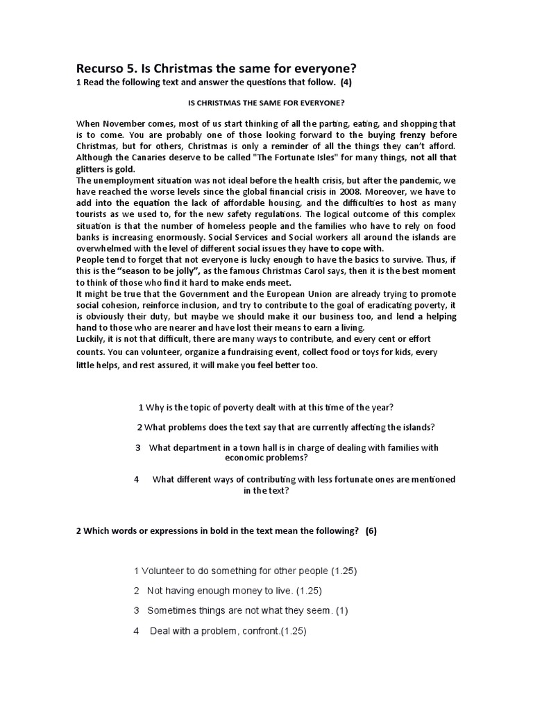 Christmas Inequality and Community Support | PDF | Economies