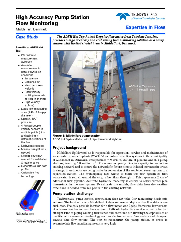 High Accuracy Pump Station Flow Monitoring Case Study | PDF | Flow ...