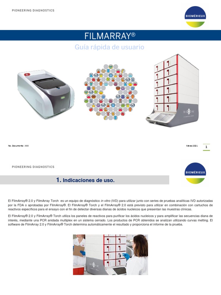 Biofire FilmArray Guia Rapida Del Usuario | PDF | Reacción en cadena de ...
