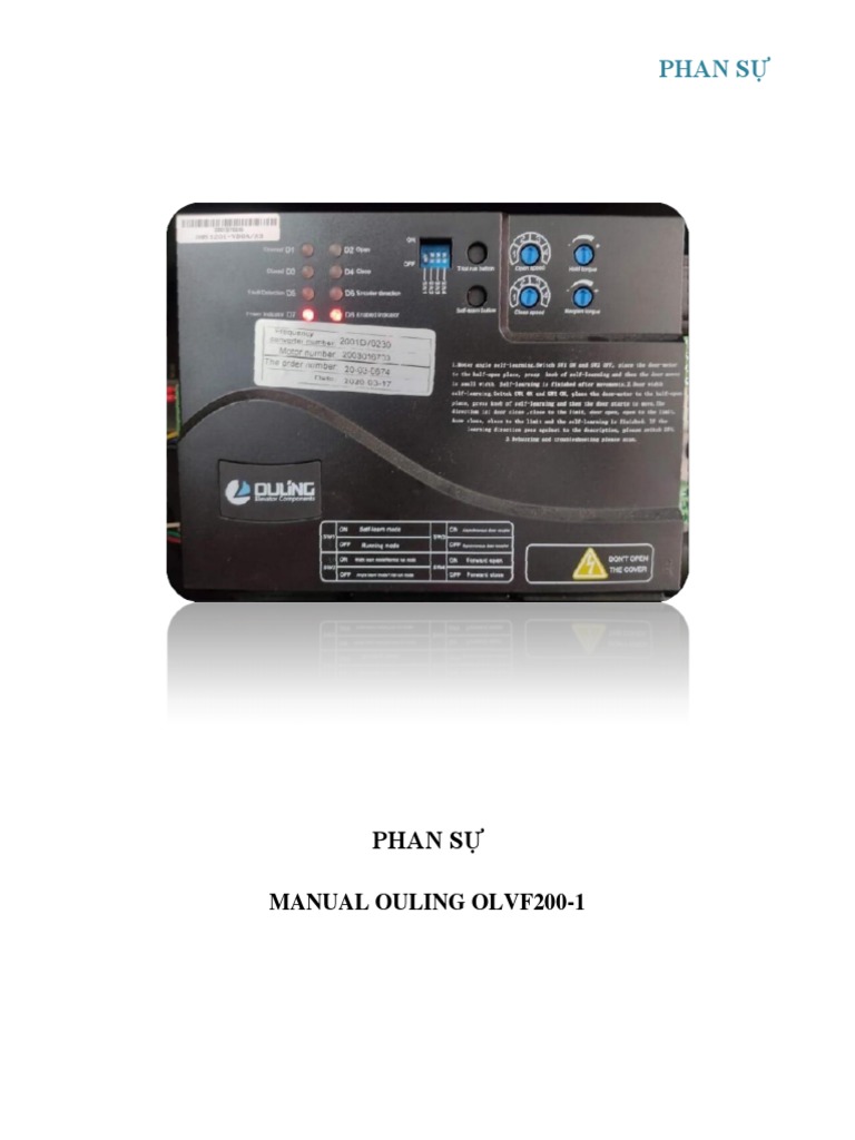 Manual Ouling Olvf200-1 Ps | PDF