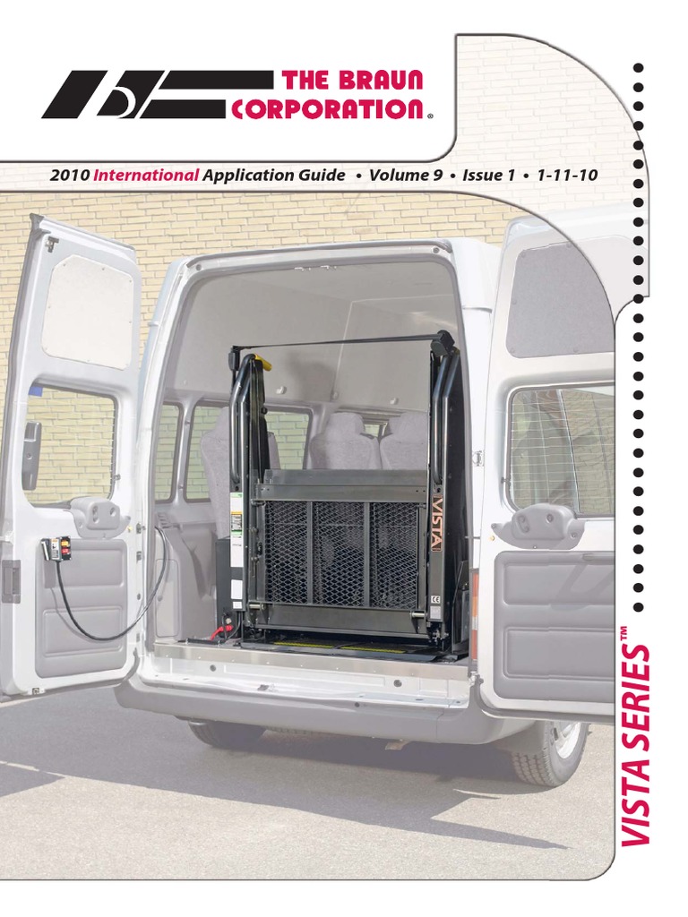 04-Vista Lift-A4 2010 Intl Application Guide | PDF | Elevator | Vehicles