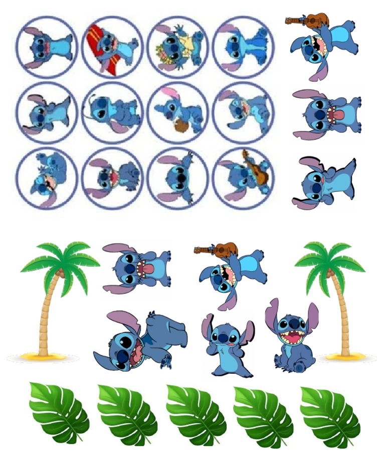 Stitch Topper Cake | PDF