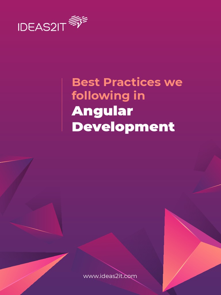 Angular Best Practices Guide Pdf Command Line Interface Java Script