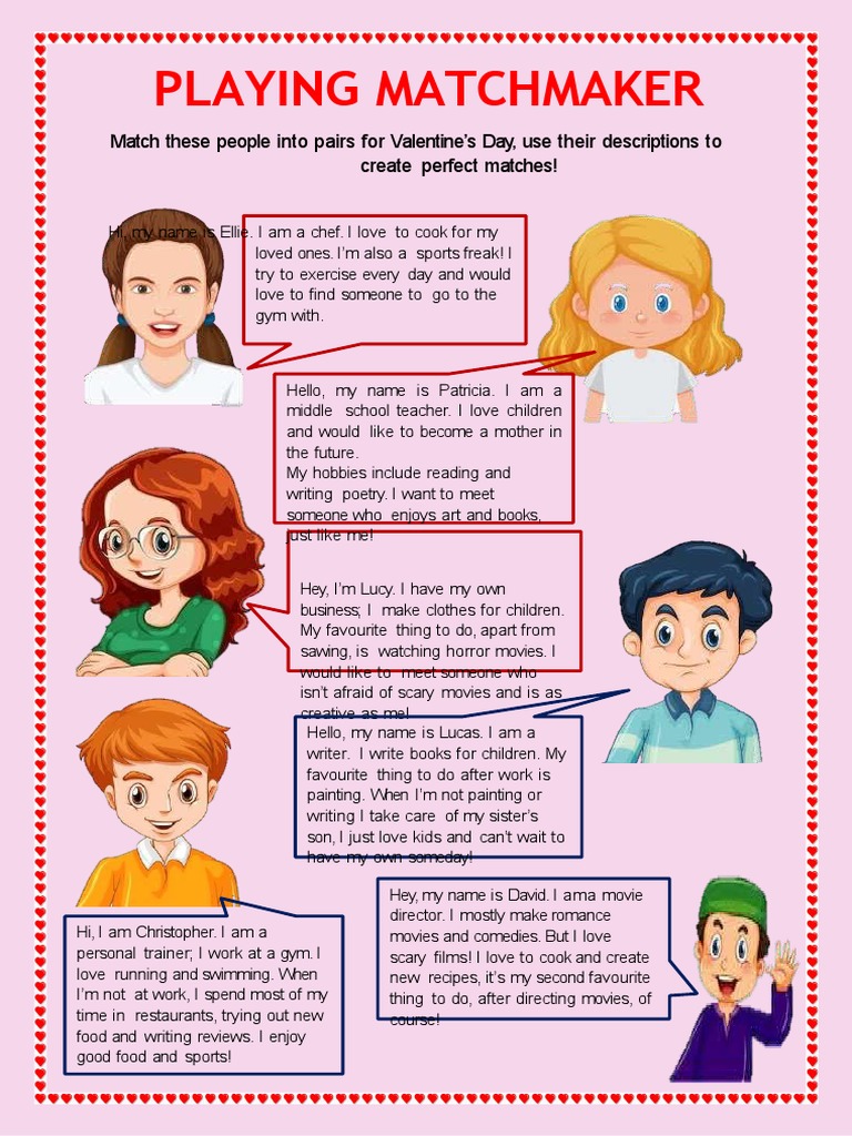 Valentine's Day Matchmaking Guide | PDF