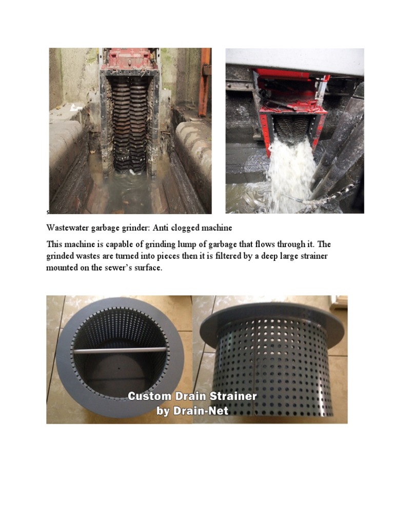 Wastewater Garbage Grinder | PDF