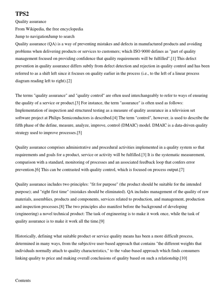 Manual TPS System | PDF | Quality Assurance | Business