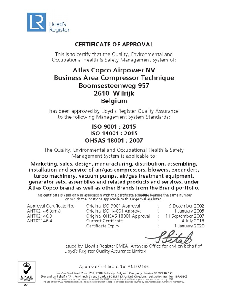 ISO Multisite Certificate 2018-2020 | PDF | Economies | Production And ...