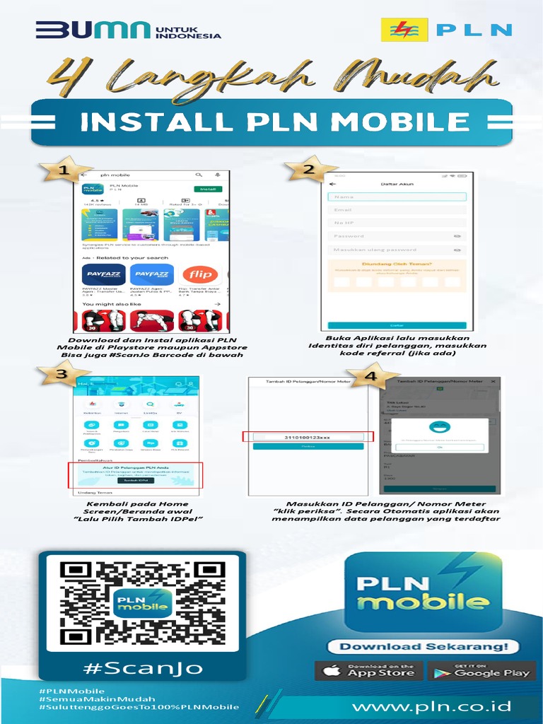 Standing Banner Instal PLN Mobile | PDF