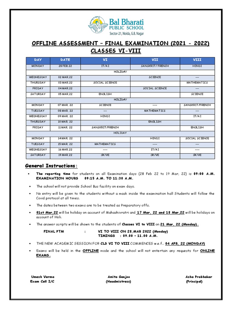 Annual Exam - 6-8 | PDF