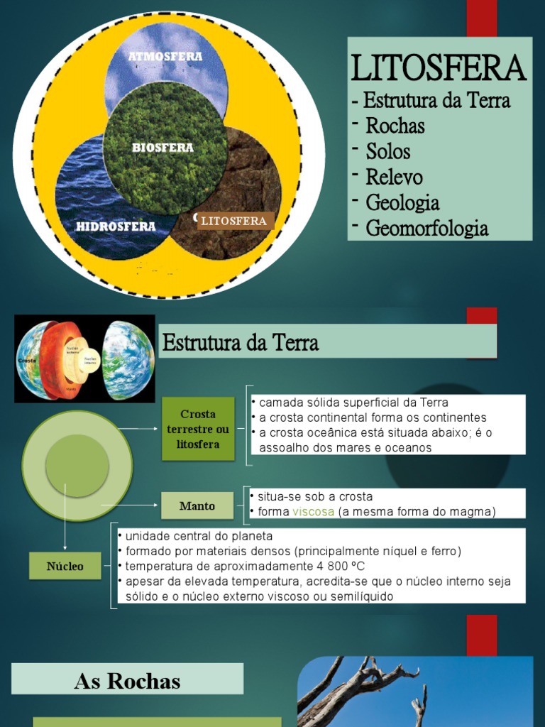 A Estrutura da Litosfera Terrestre e seus Principais Componentes | PDF ...