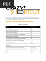 Shortcut Keys of Computer A To Z | PDF | Keyboard Shortcut | Software ...