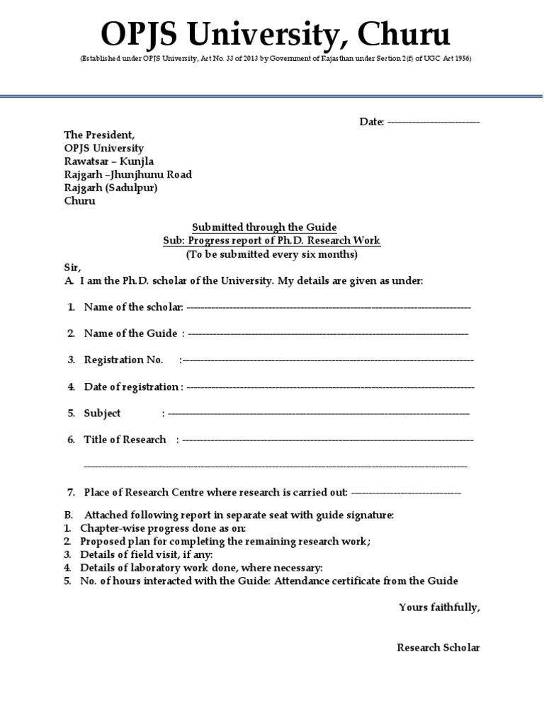 (Established Under OPJS University, Act No. 33 of 2013 by Government of ...