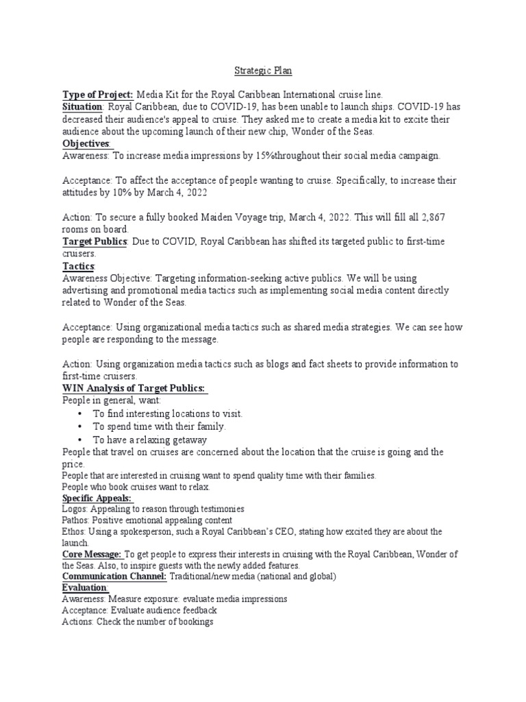 Final Media Kit | PDF | Cruise Ship | Social Media