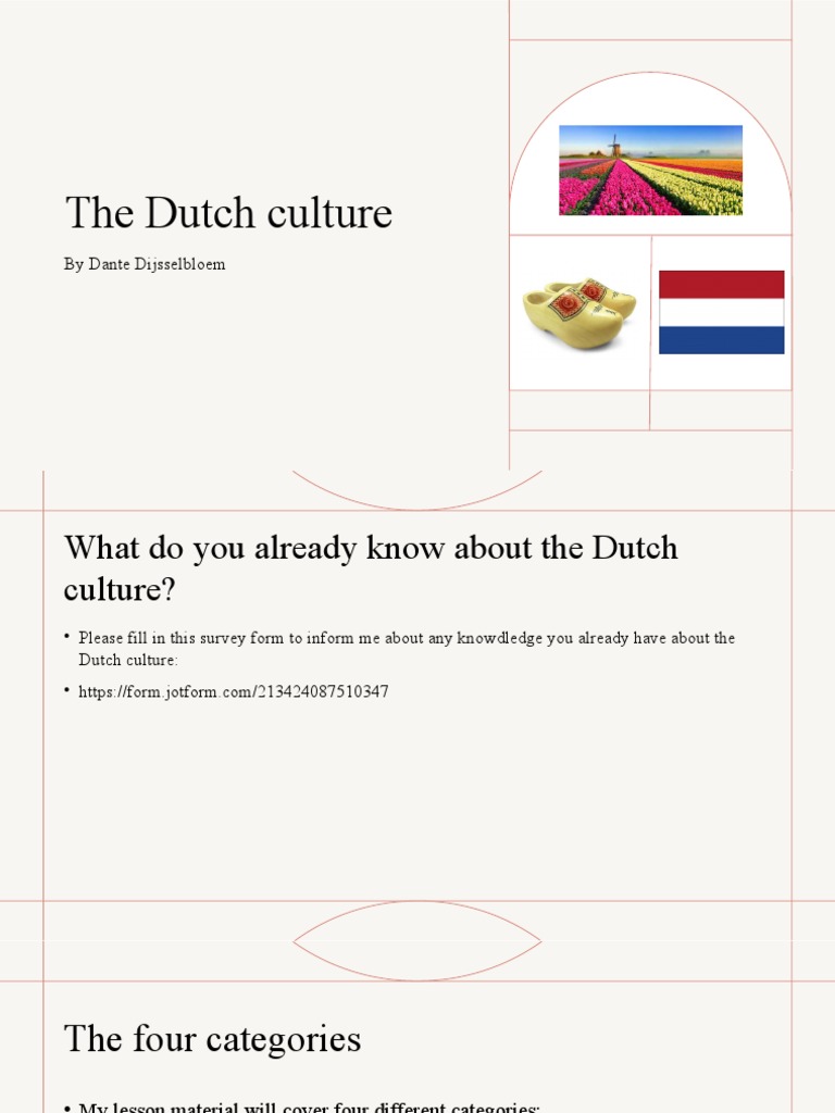 Overview of Dutch Culture and Geography | PDF | Netherlands | Oceanic ...
