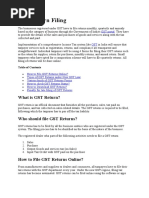 GST101A Return Form Instructions | PDF | Value Added Tax | Taxes
