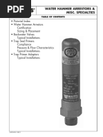 Table - Equivalent Water Supply Fixture Units (WSFU) | PDF | Tap (Valve ...