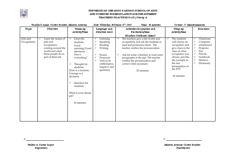 Lesson-Plan 2022 | PDF | Syntax | Linguistic Morphology