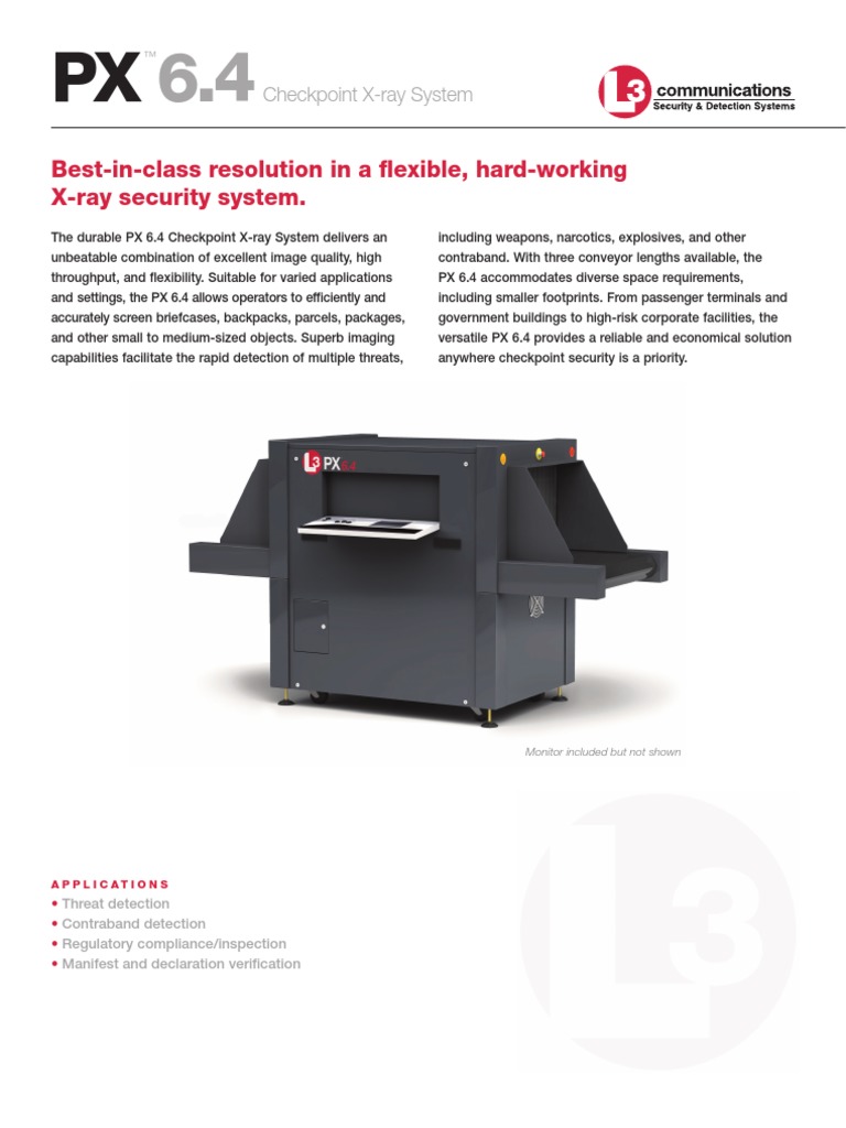 PX6.4 X-Ray Scanner | PDF | Image Scanner | Computer Network
