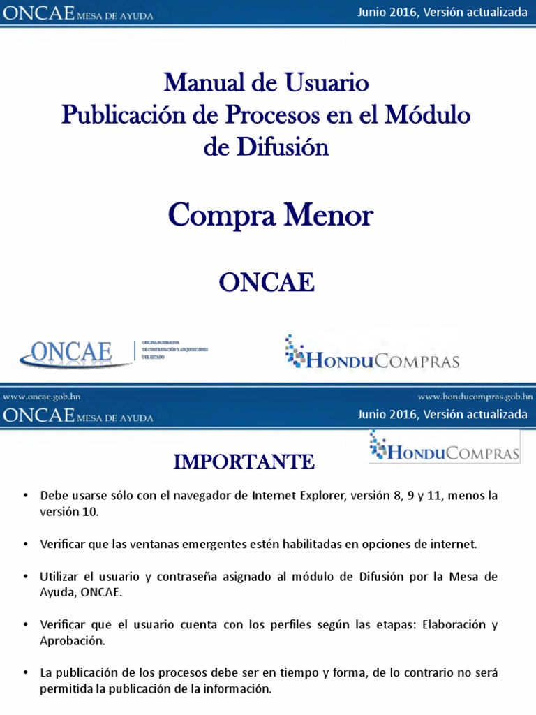 Manual de Compras Menores | Descargar gratis PDF | Usuario (informática ...