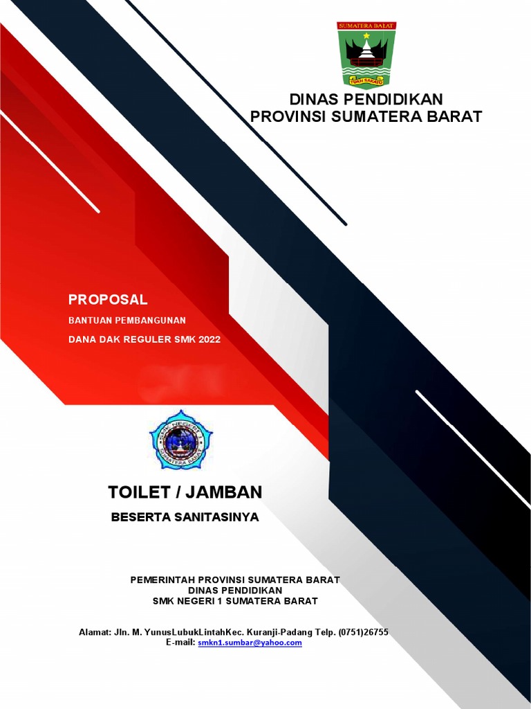 Cover Proposal Dak 2022 - Pembangunan Toilet | PDF