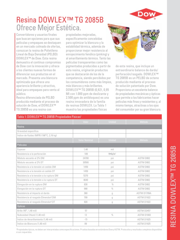 DOWLEX™ 2085 Brochure | PDF | Catálisis