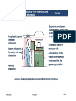 Average Body Dimensions for Men and Women | PDF