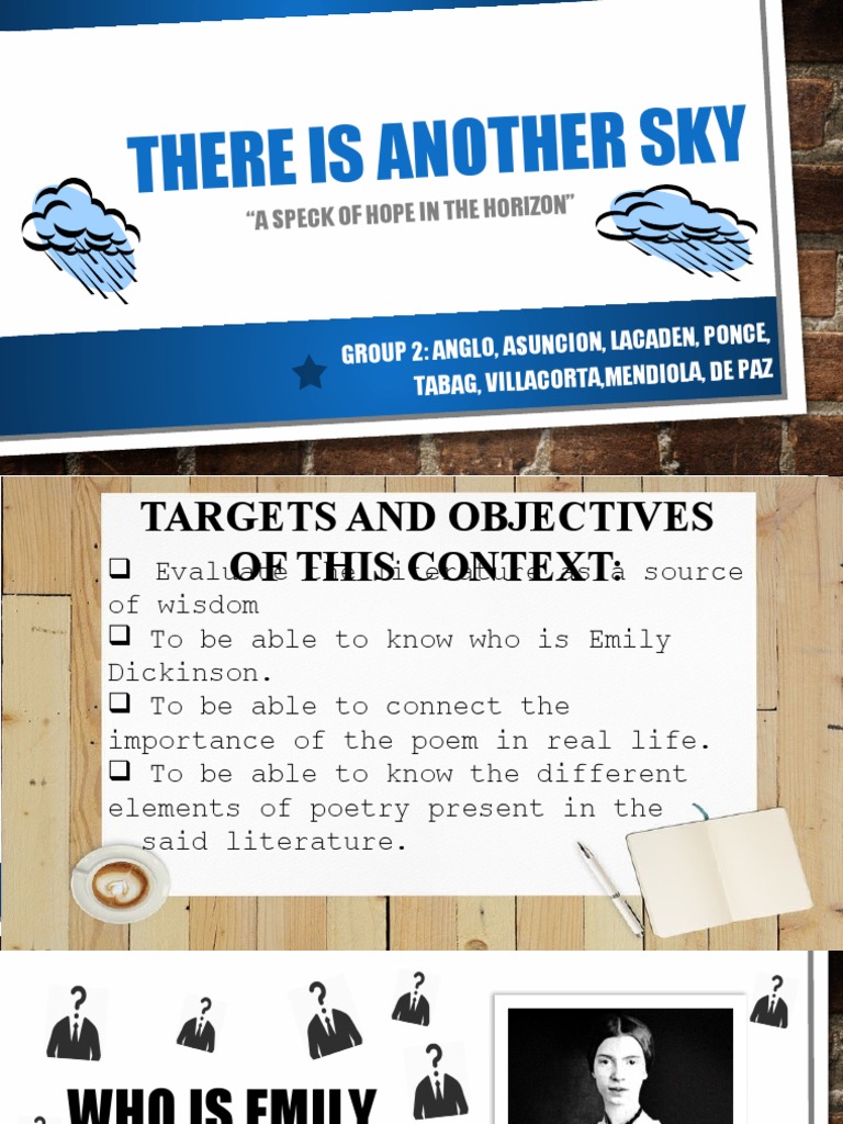 There Is Another Sky | PDF | Emily Dickinson | Poetry