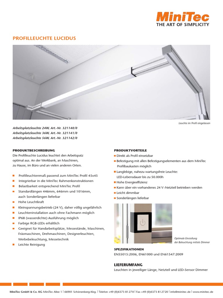 Minitec Luminaire Lucidus | PDF