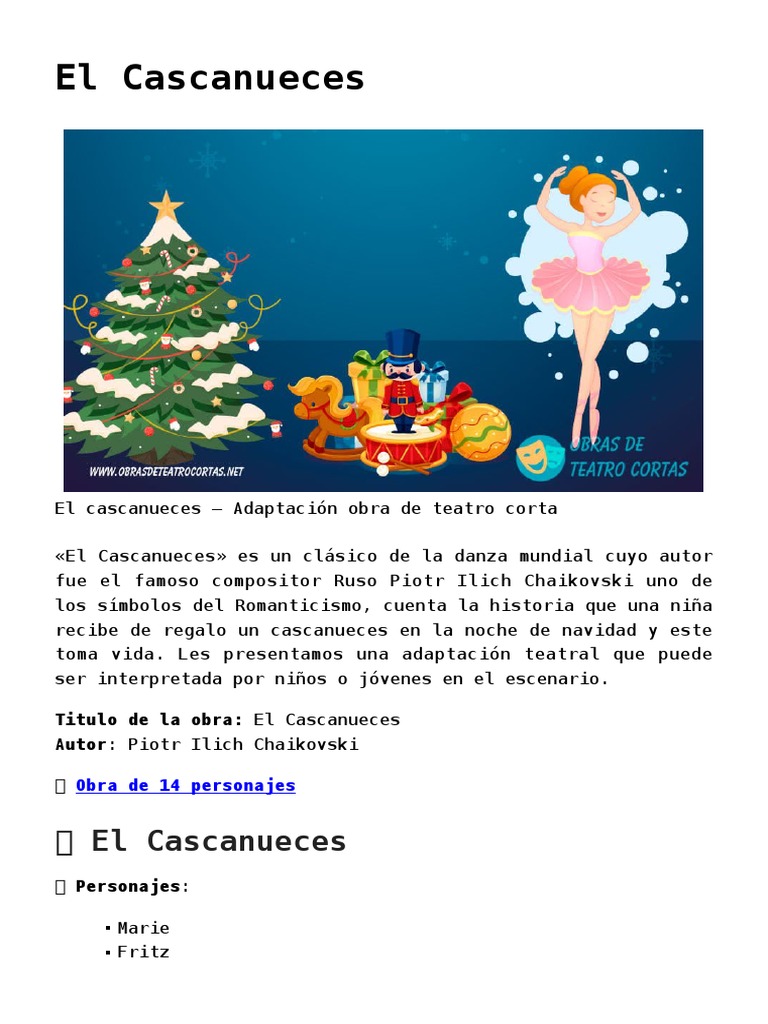 Descarga | PDF | El cascanueces | Las artes escénicas