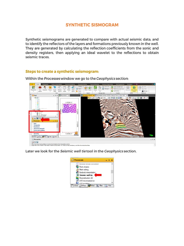 Synthetic Seismogram | PDF