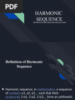 Harmonic and Fibonacci Sequence | PDF | Mathematical Analysis | Teaching Mathematics
