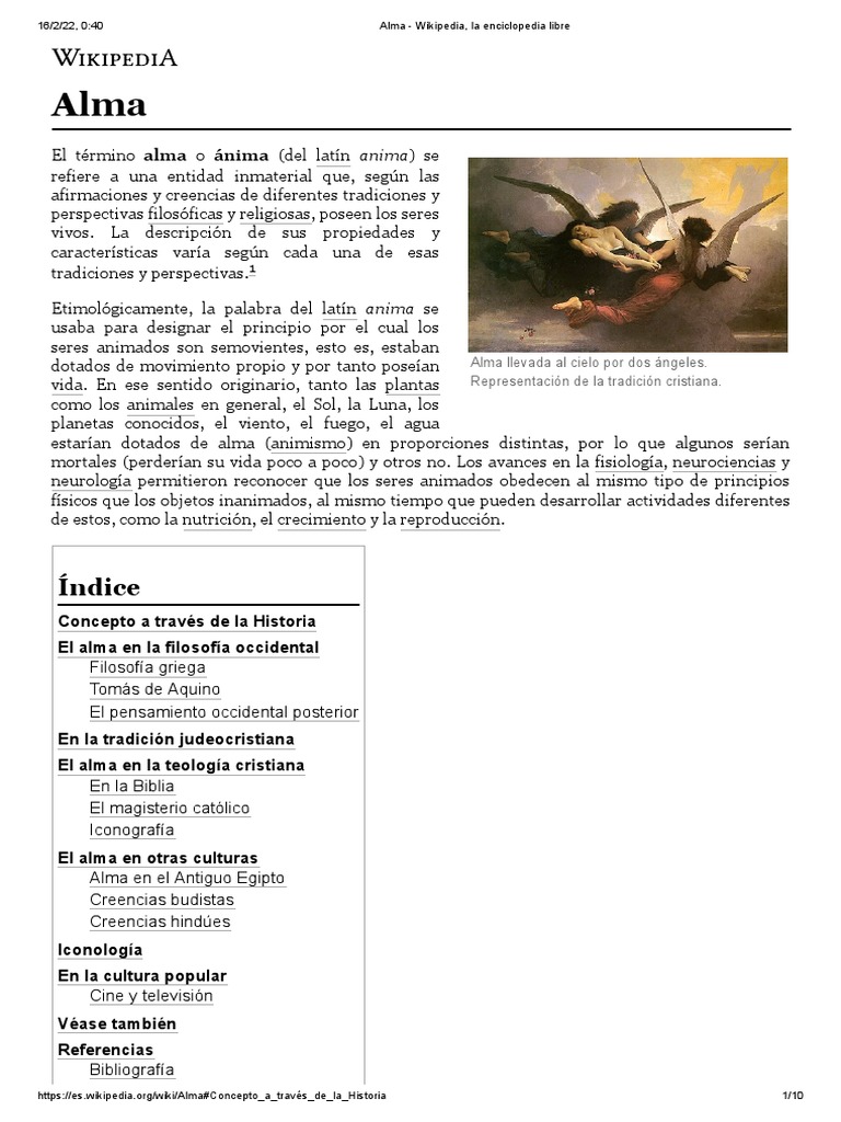 Alma Definicion | PDF | Alma | Metafísica