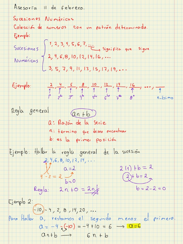 Patrones Numéricos (Secundaria) | PDF