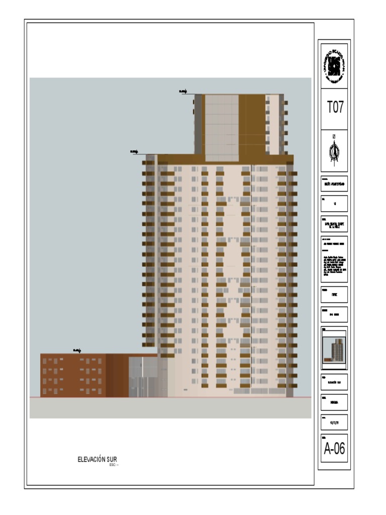 Elevacion Sur | PDF