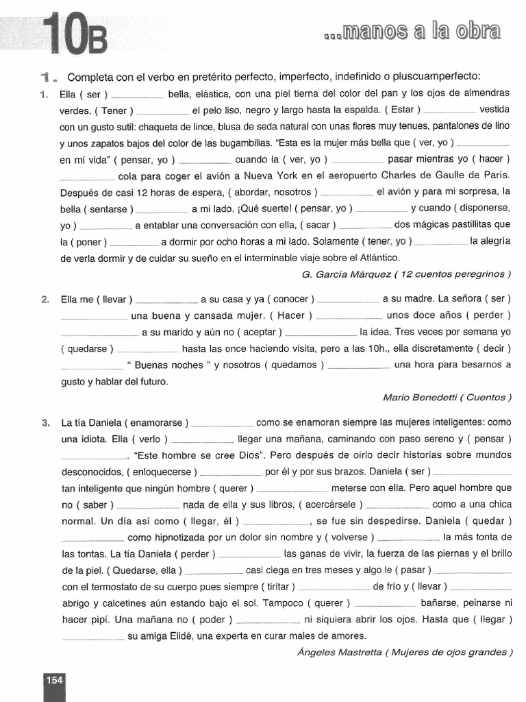 Ejercicios Pasados - Encuentros B1 - FIELDS | PDF