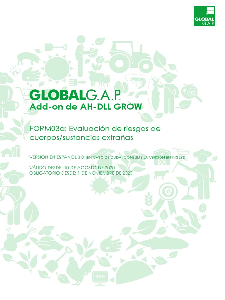 FORM03a AH-DLL-GROW Add-On RA-foreign Bodies v3 0 Es | PDF