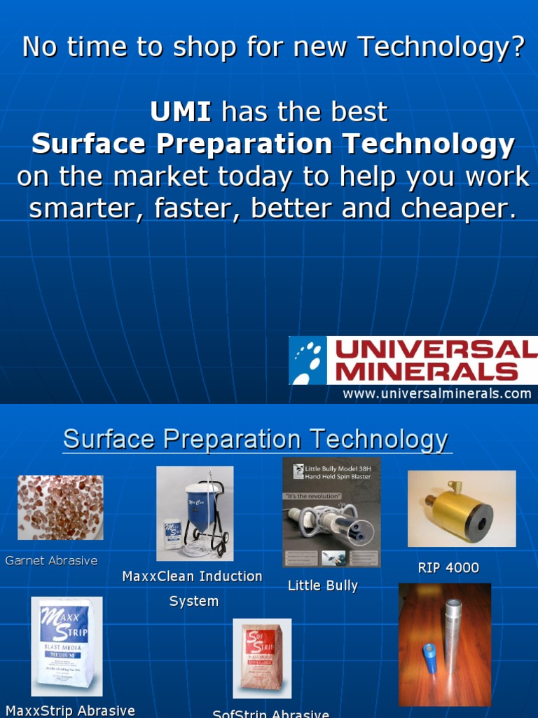 UMI Surface Preparation Technology | PDF | Abrasive | Copper