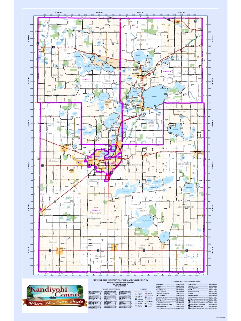 Kandiyohi County and City of Willmar Proposed Redistrict Maps | PDF