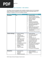 Cap Accreditation Checklists | PDF | Pathology | Cytopathology