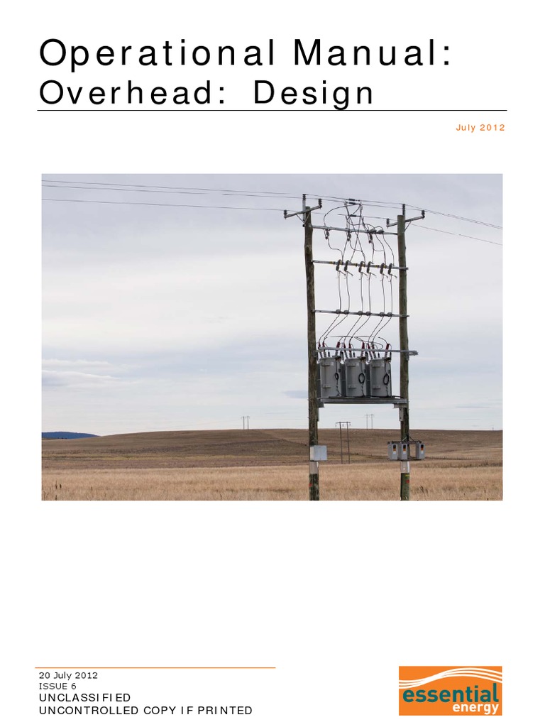 CEOM7097'6 Overhead Design Manual | PDF | Electrical Substation ...