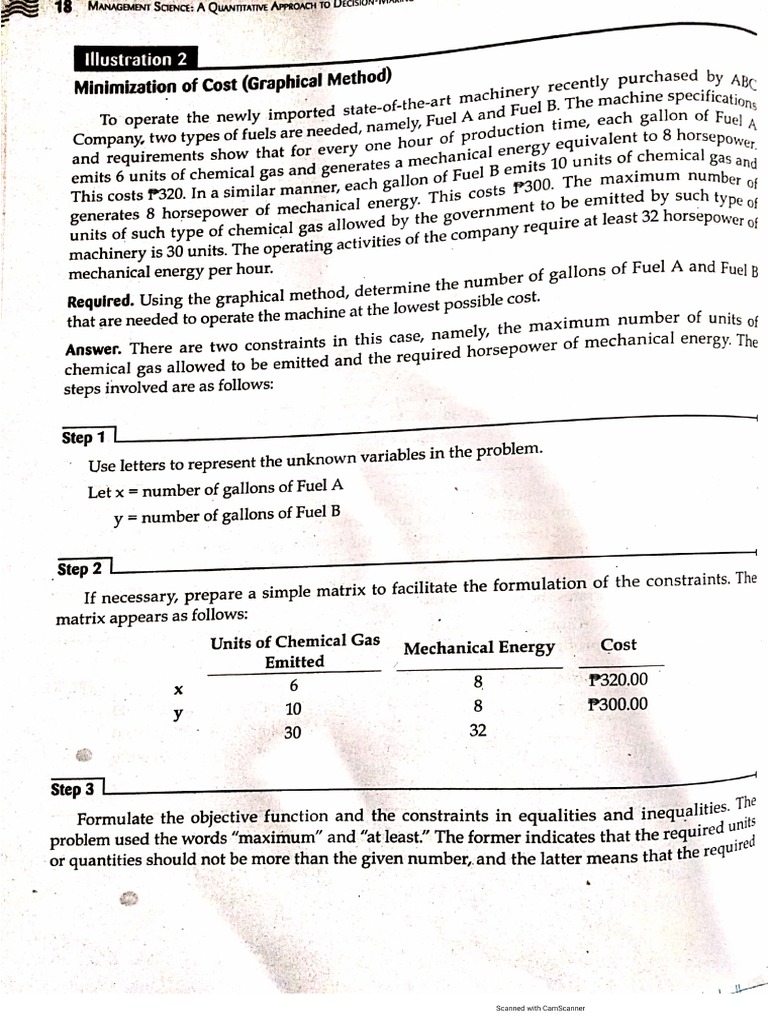 Graphical Method Minimization | PDF