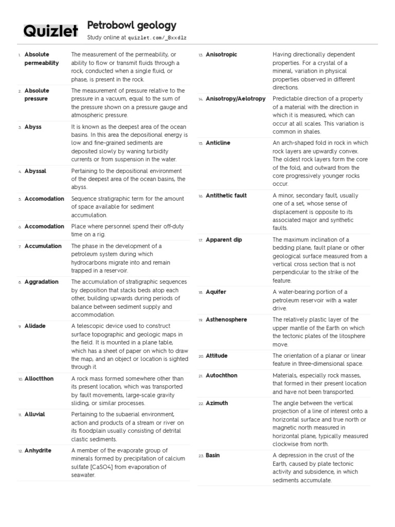 Geology Concepts | PDF | Sedimentary Rock | Rock (Geology)