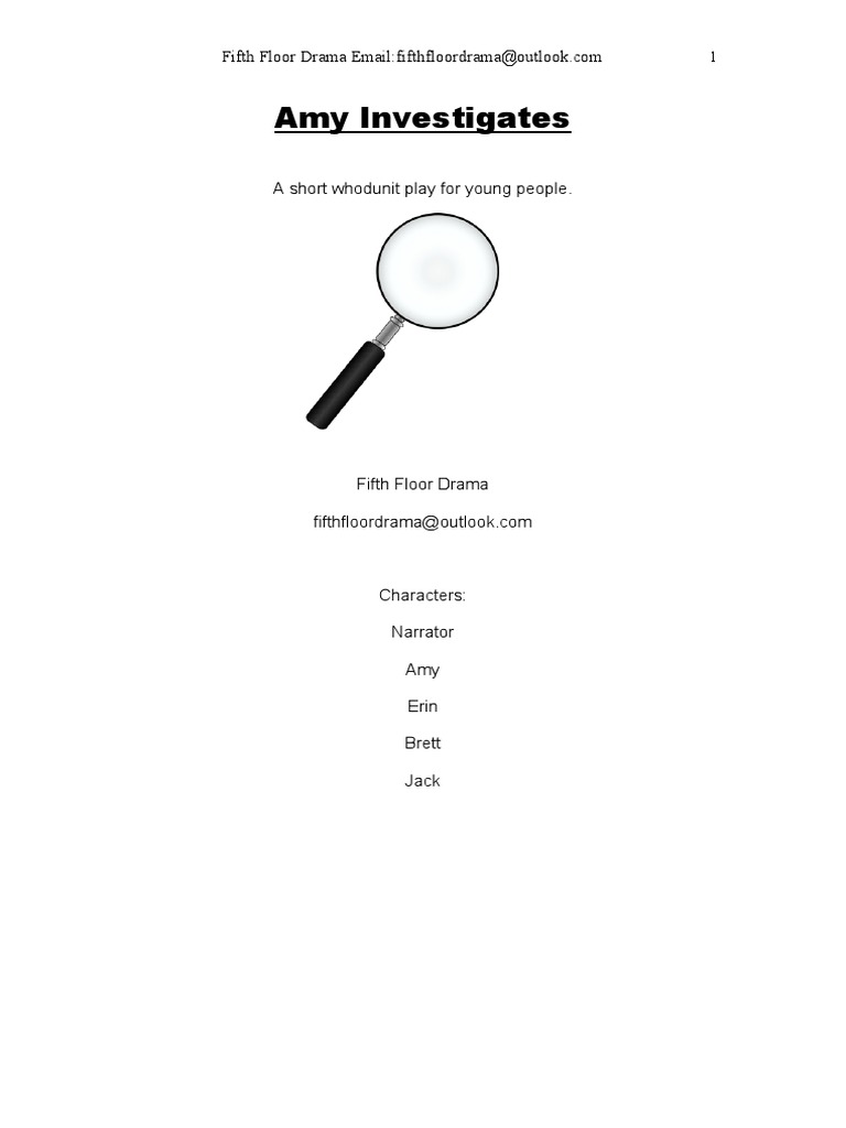 Amy Investigates | PDF | Pickling