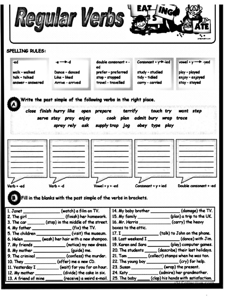 Simple Past Exercises | PDF